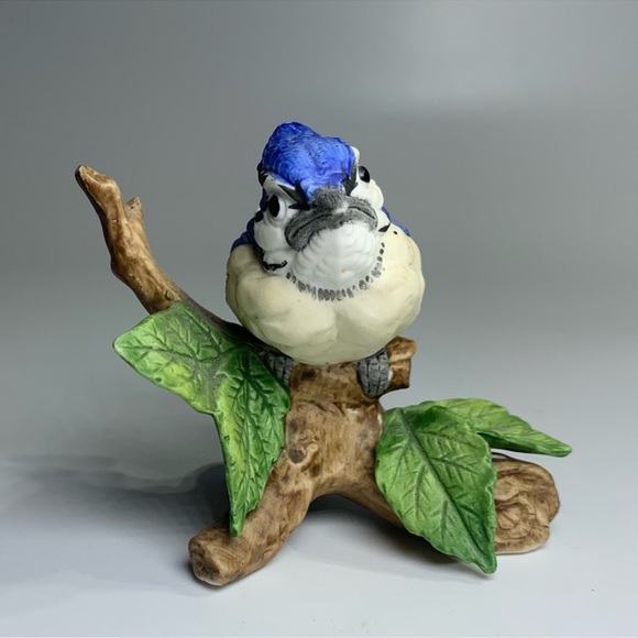 Accents | Vintage Hand Painted Bluebird Blue Jay Bird Figurine Ceramic ...